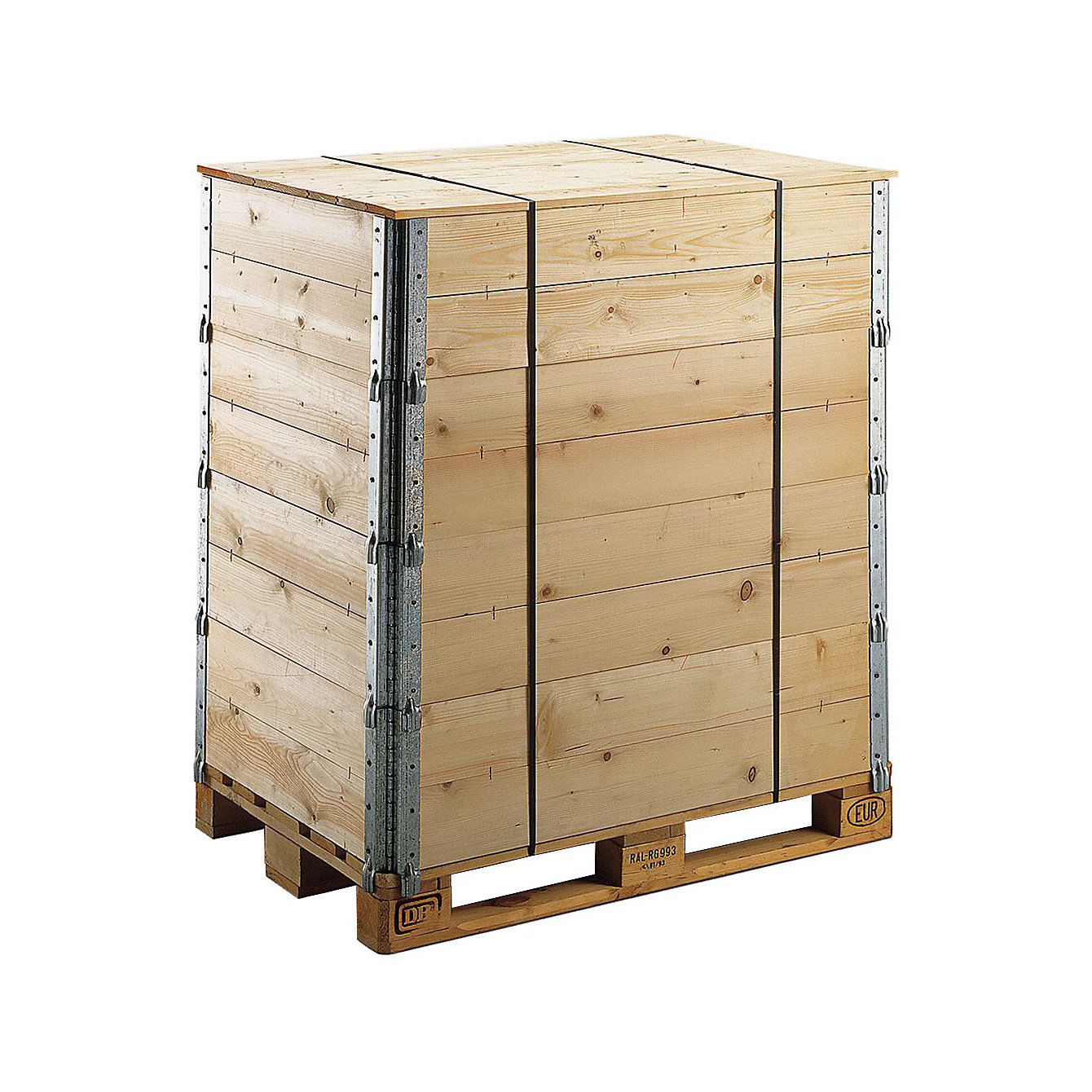 Wooden Pallet Collars for Euro Pallets | Storage Boxes & Containers ...