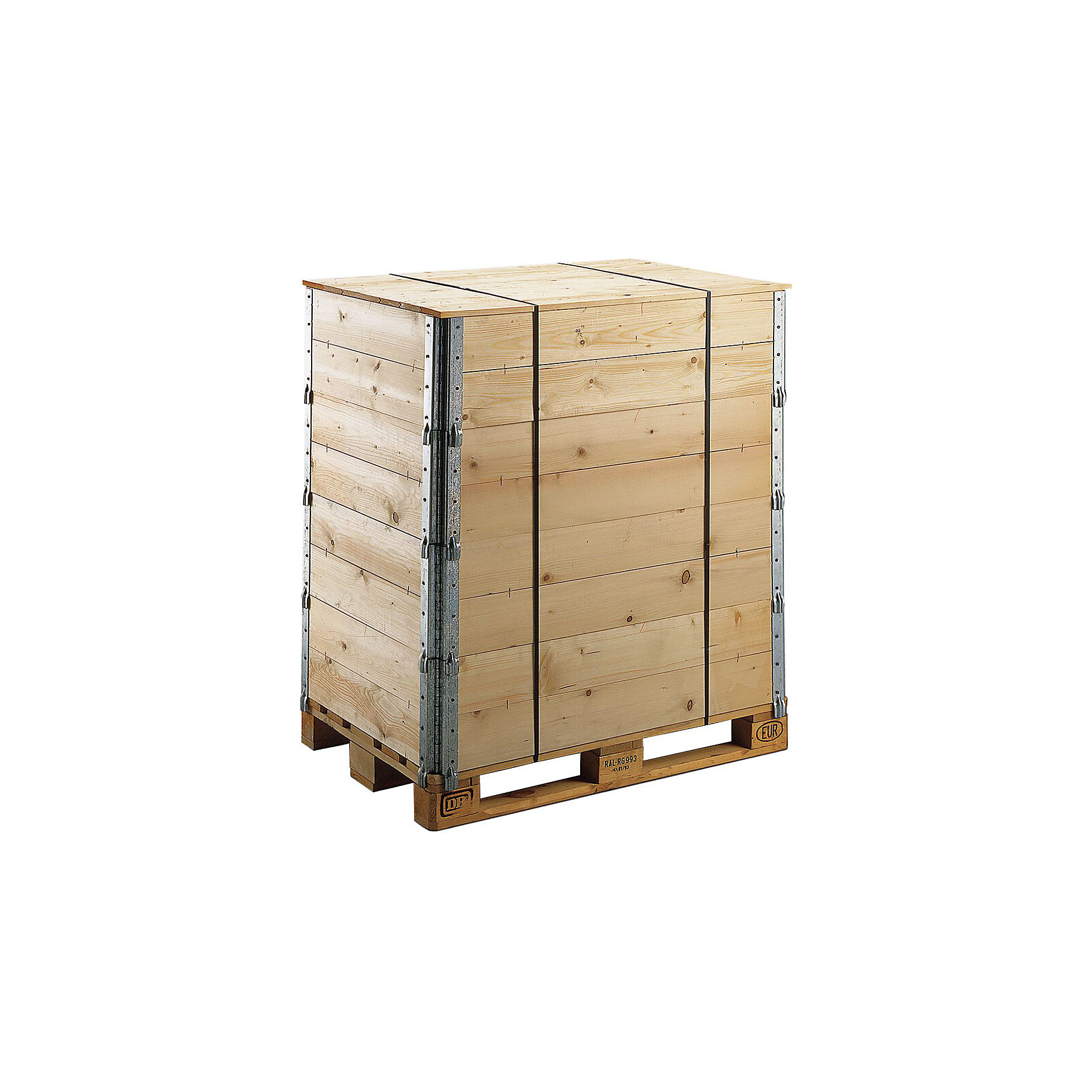 Wooden Pallet Collars for Euro Pallets | Storage Boxes & Containers ...