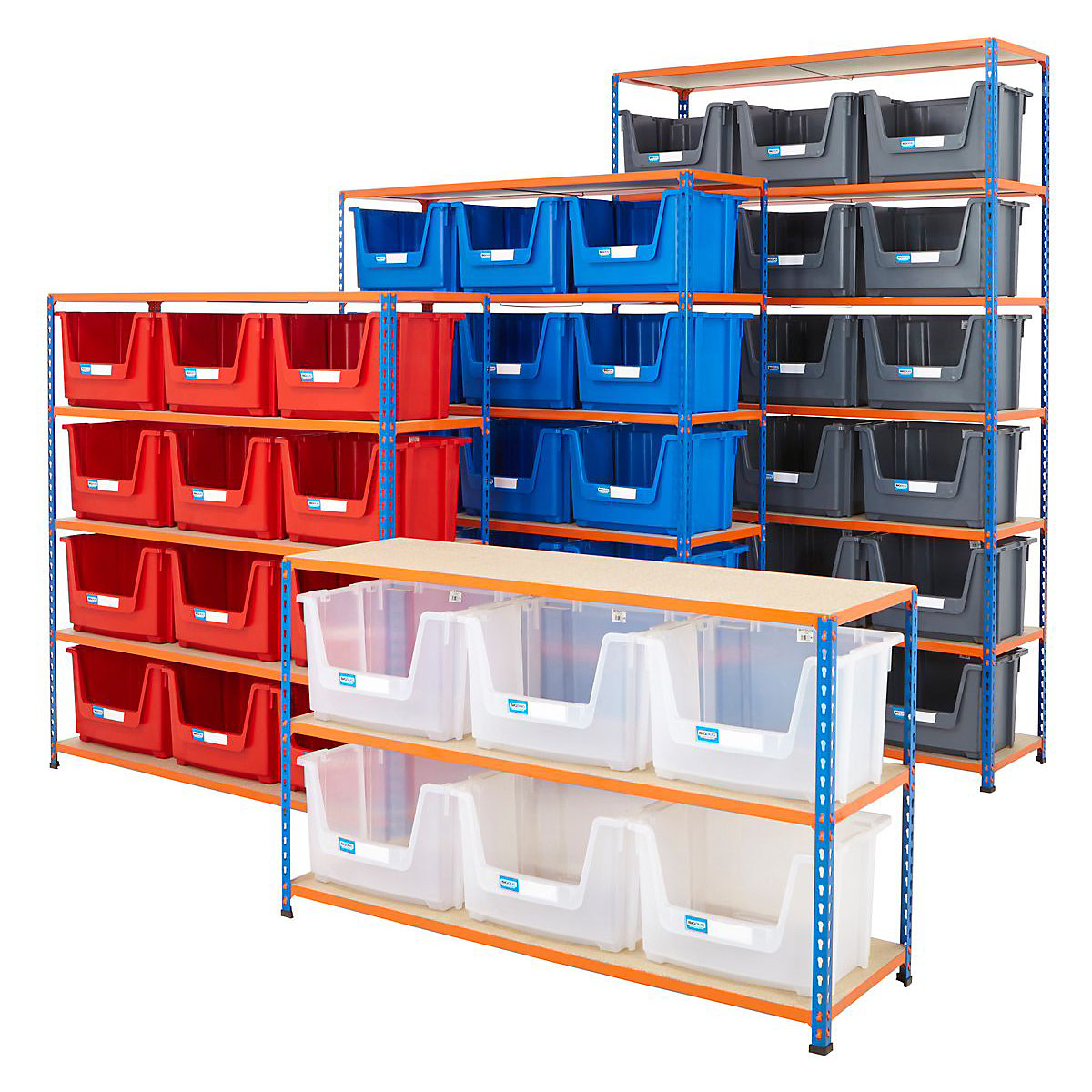 BiG340 Premium Large Stacking Pick Bin Kit 1980h x 1220w x 455d mm ...