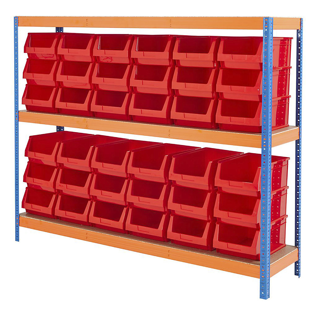 BiGDUG Essentials Industrial Shelving Unit | 1500h x 1800w x 450d mm ...
