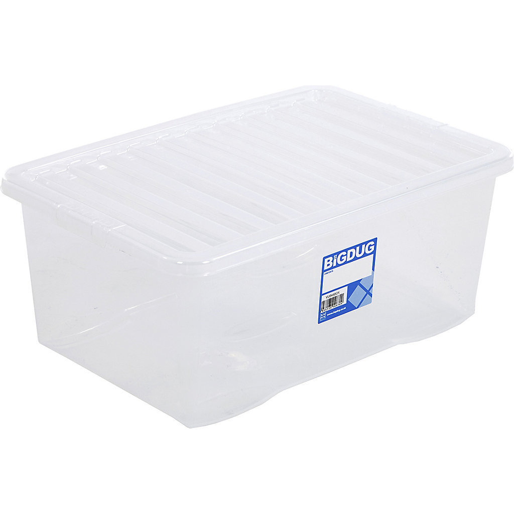 Wham Economy Plastic Storage Boxes With Clip-on Lids | Storage Boxes ...