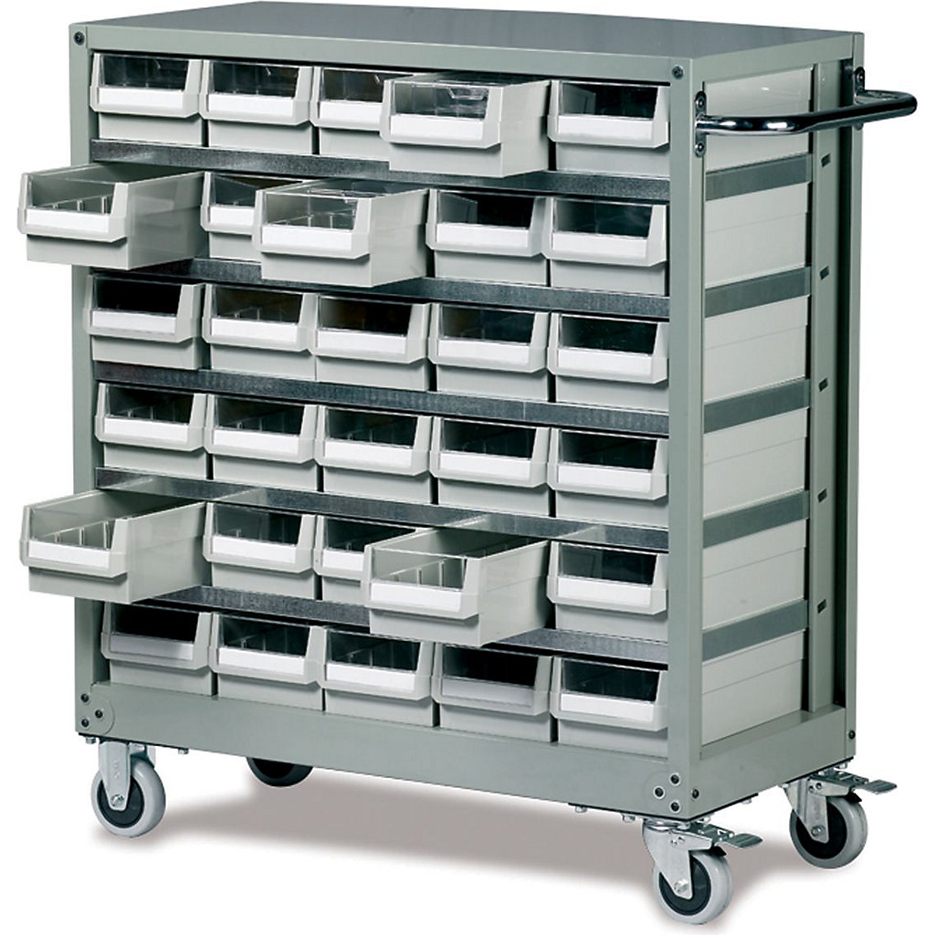 Small Parts Mobile Storage Cabinets | Storage Boxes & Containers | BiGDUG