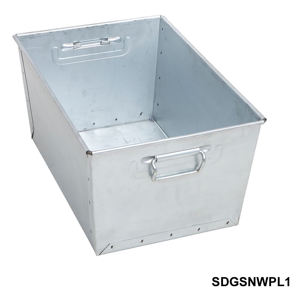 Galvanised Steel Nesting Work Pans Large | Storage Boxes & Containers ...