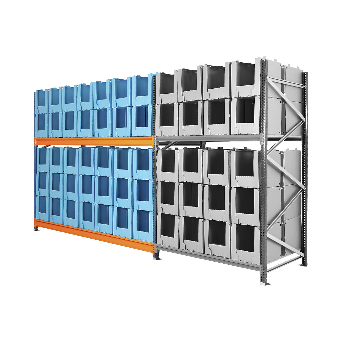 BiGDUG Longspan Shelving Starter Unit | 2000h x 2500w x 900d mm | 2 x ...