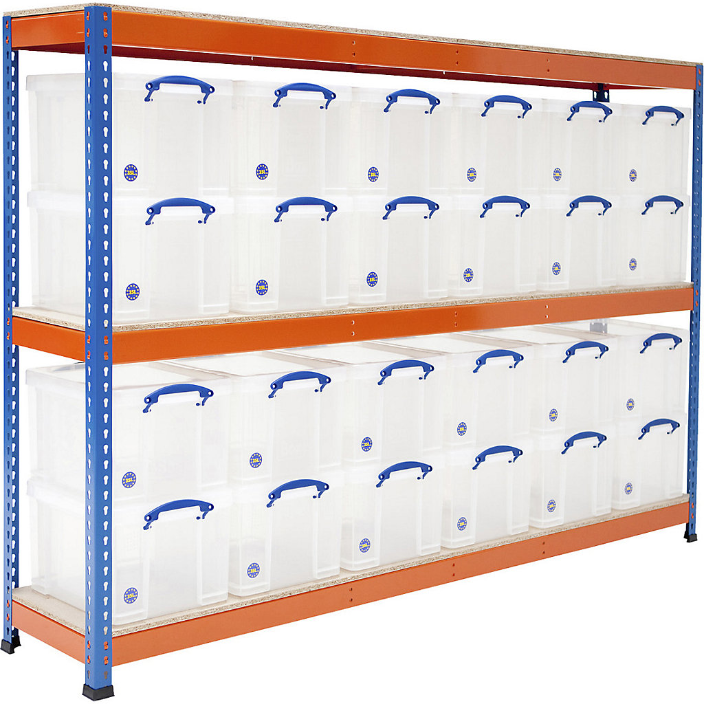 BiG400 Racking | 1677h x 2440w x 455d mm | 3 Levels | Galvanised ...