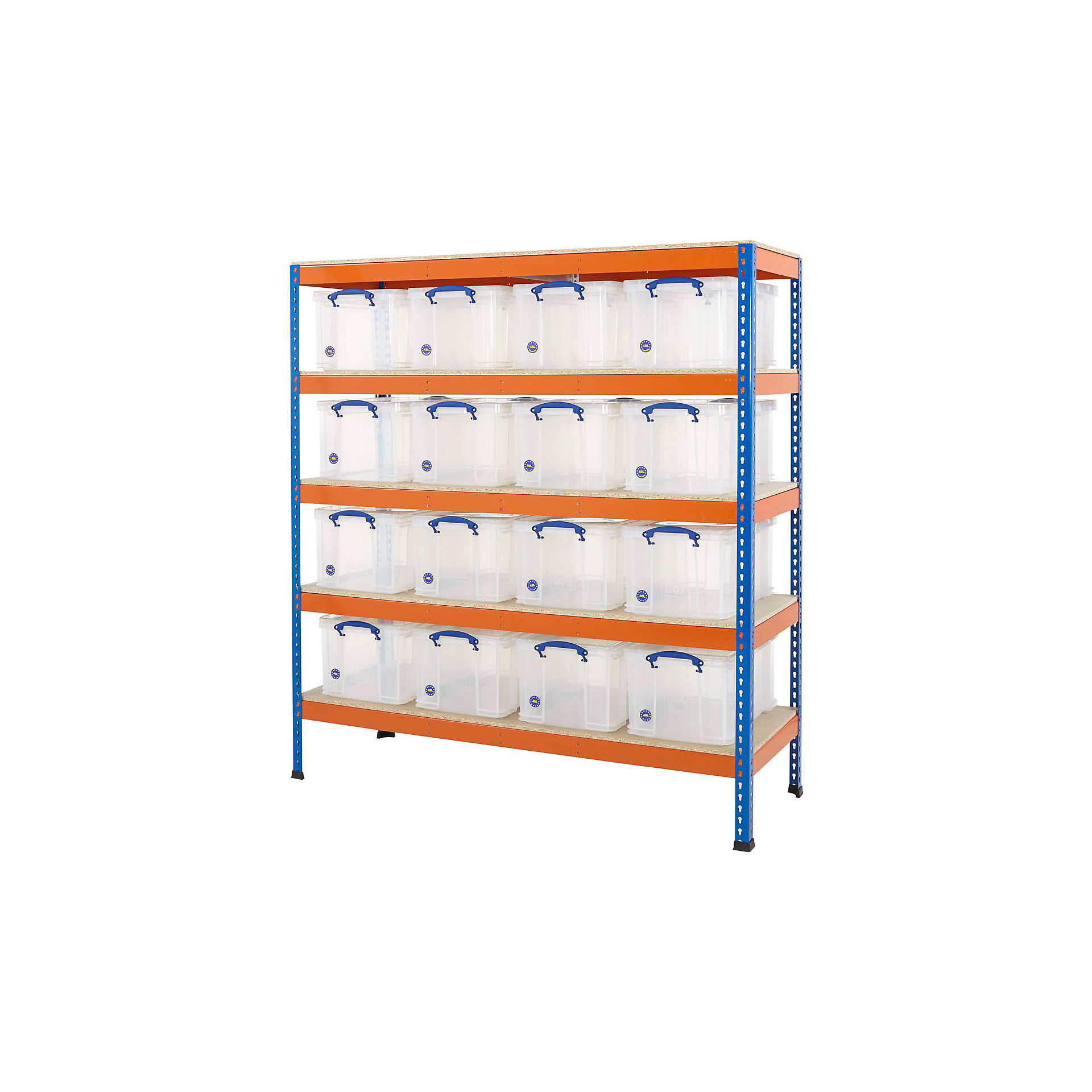 BiG400 Racking | 1980h x 1830w x 610d mm | 5 Levels | Blue & Orange ...