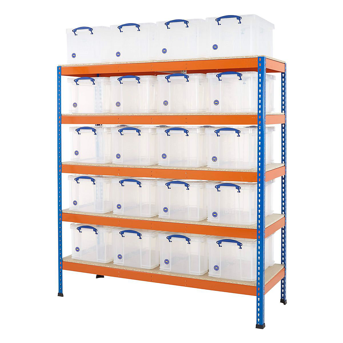 BiG400 Racking | 2290h x 1830w x 610d mm | 5 Levels | Blue & Orange ...