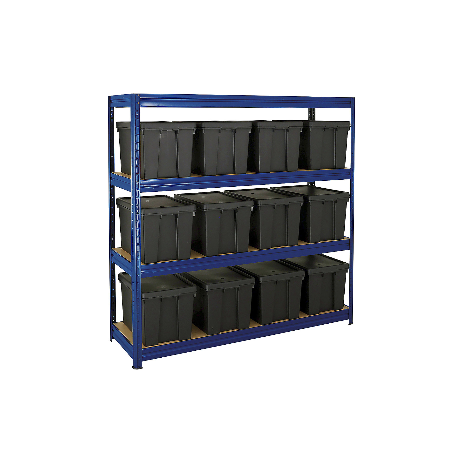 BiGDUG Garage Heavy Duty Shelving Kit With Wham Bam Recycled Storage ...