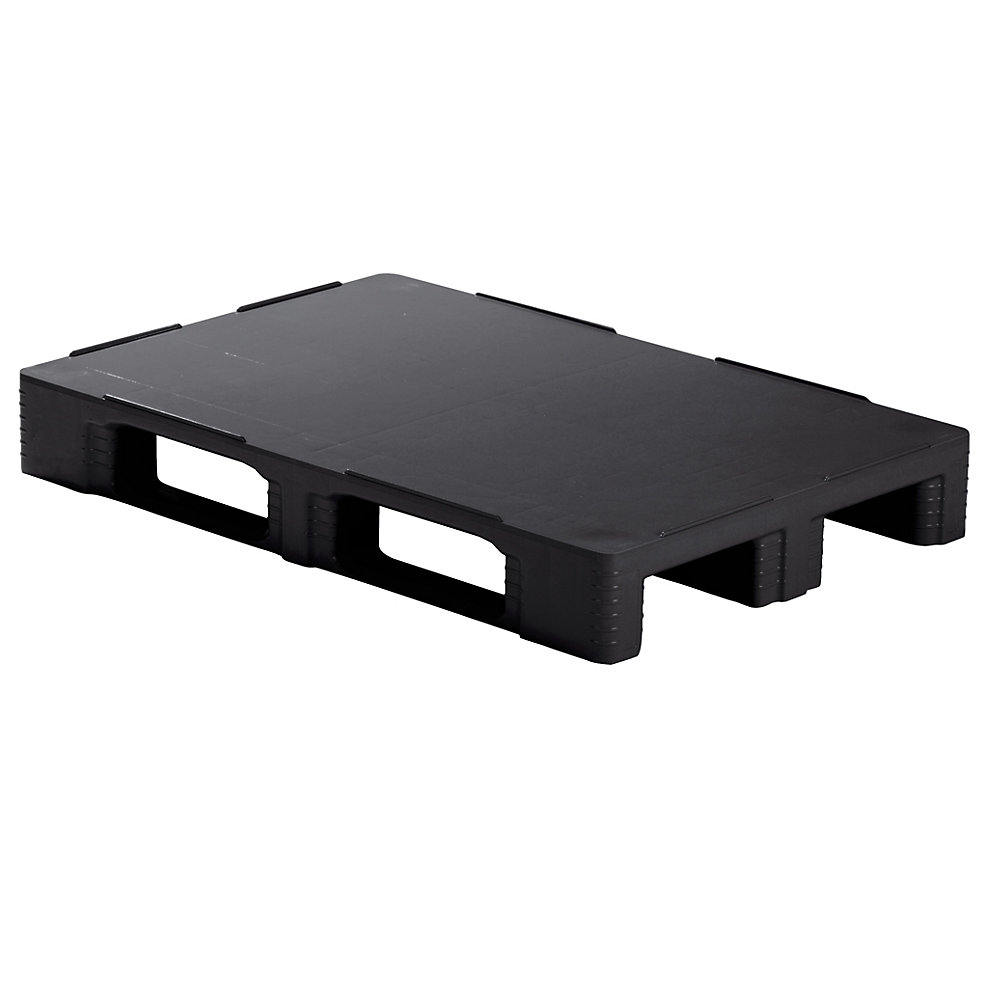 Plastic EURO pallet: with raised edges, closed top deck | KAISER+KRAFT ...