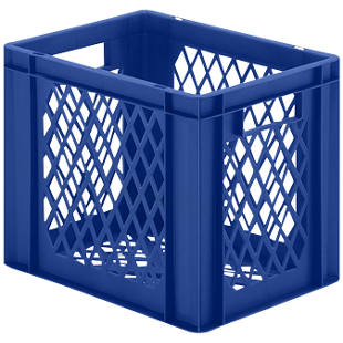 Euro stacking container, perforated walls and base - M1014777 KAISER ...