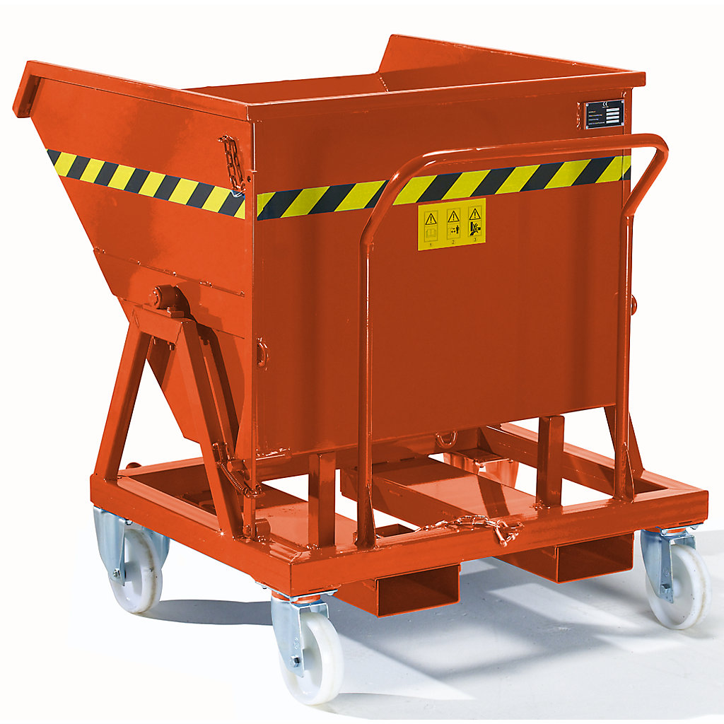 EUROKRAFTpro – Tilting skip with tilting mechanism: box-shaped ...