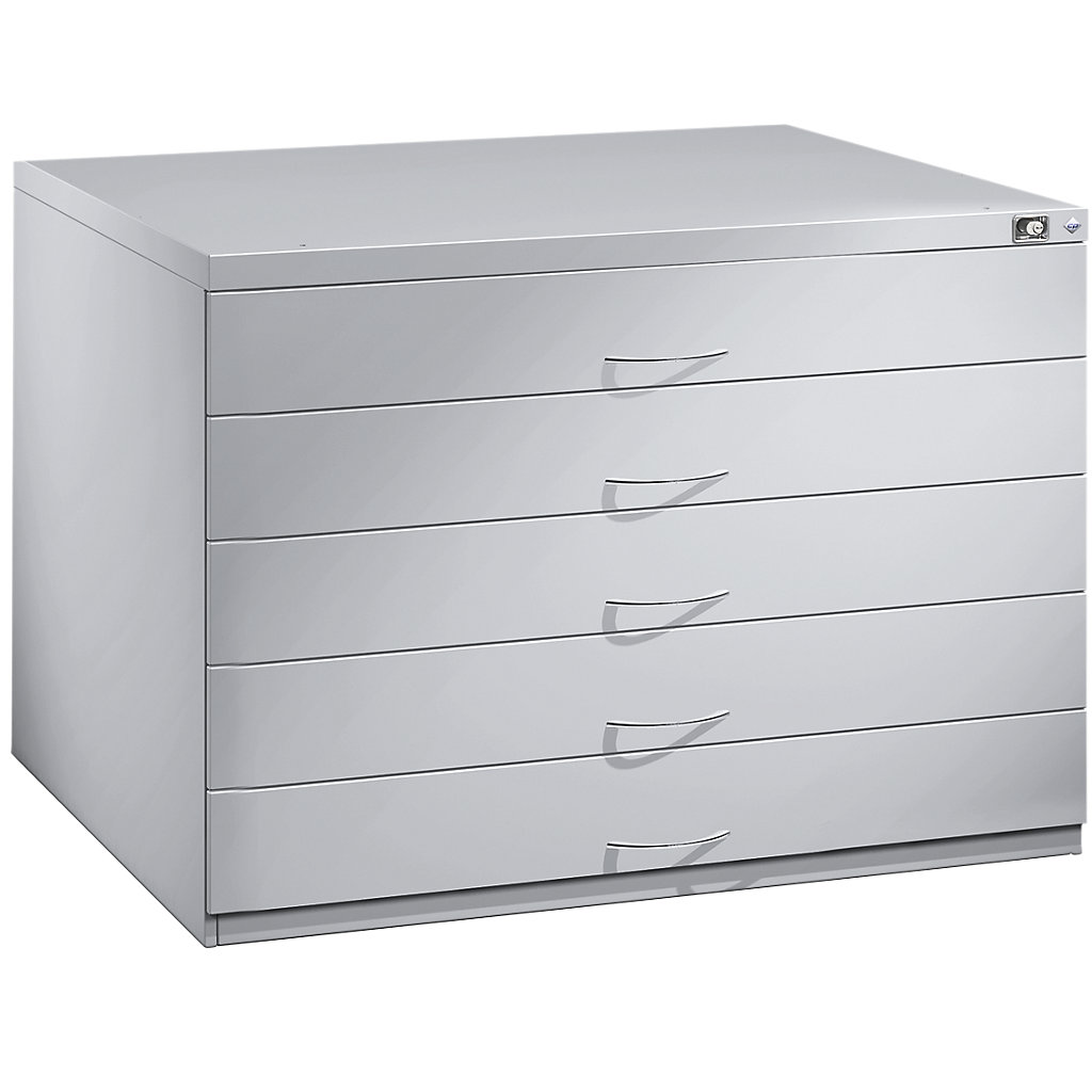 C+P – Drawing cabinet: A1, 5 drawers, height 760 mm | KAISER+KRAFT