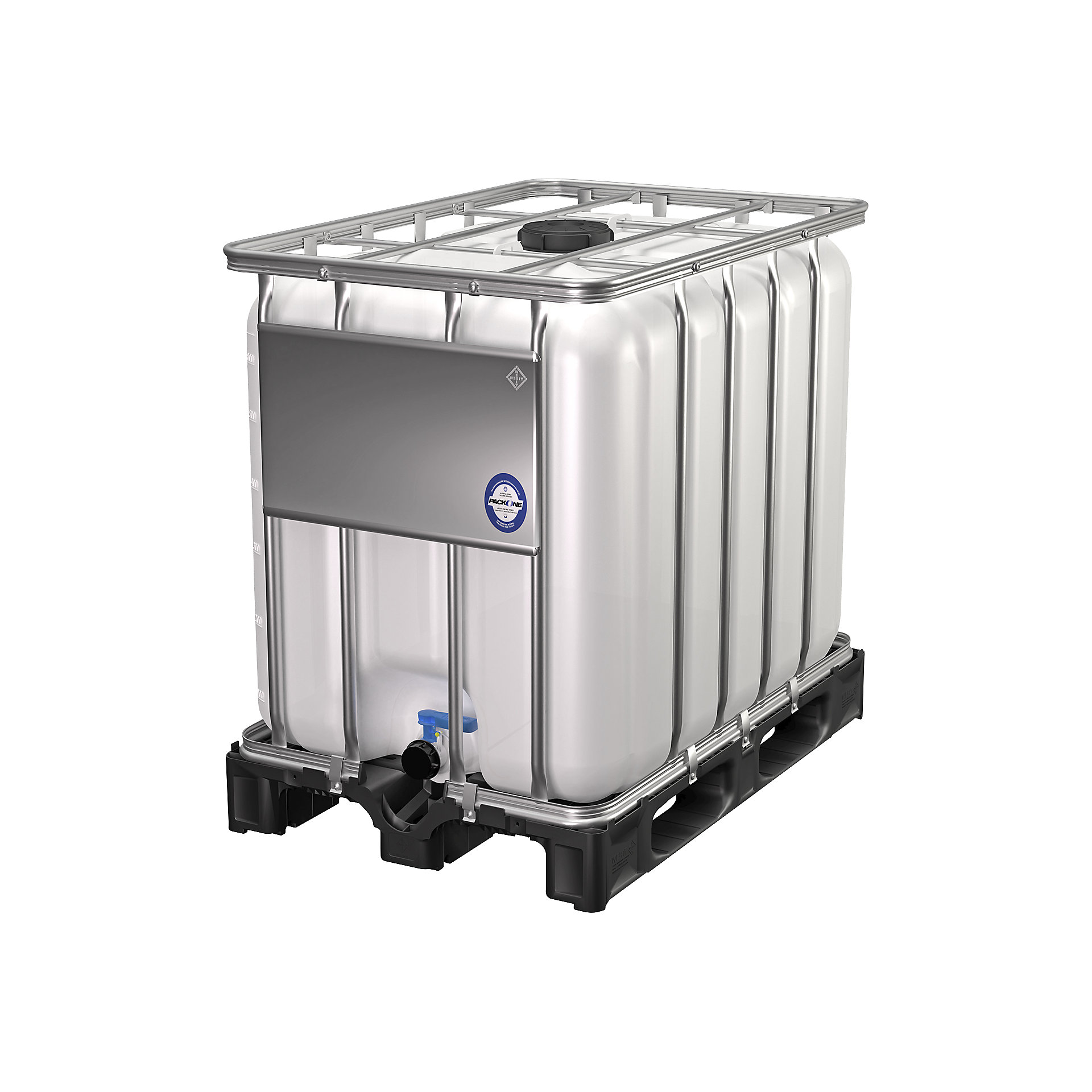 Ibc Container Slide Valve Capacity 600 L Natural Kaiserkraft