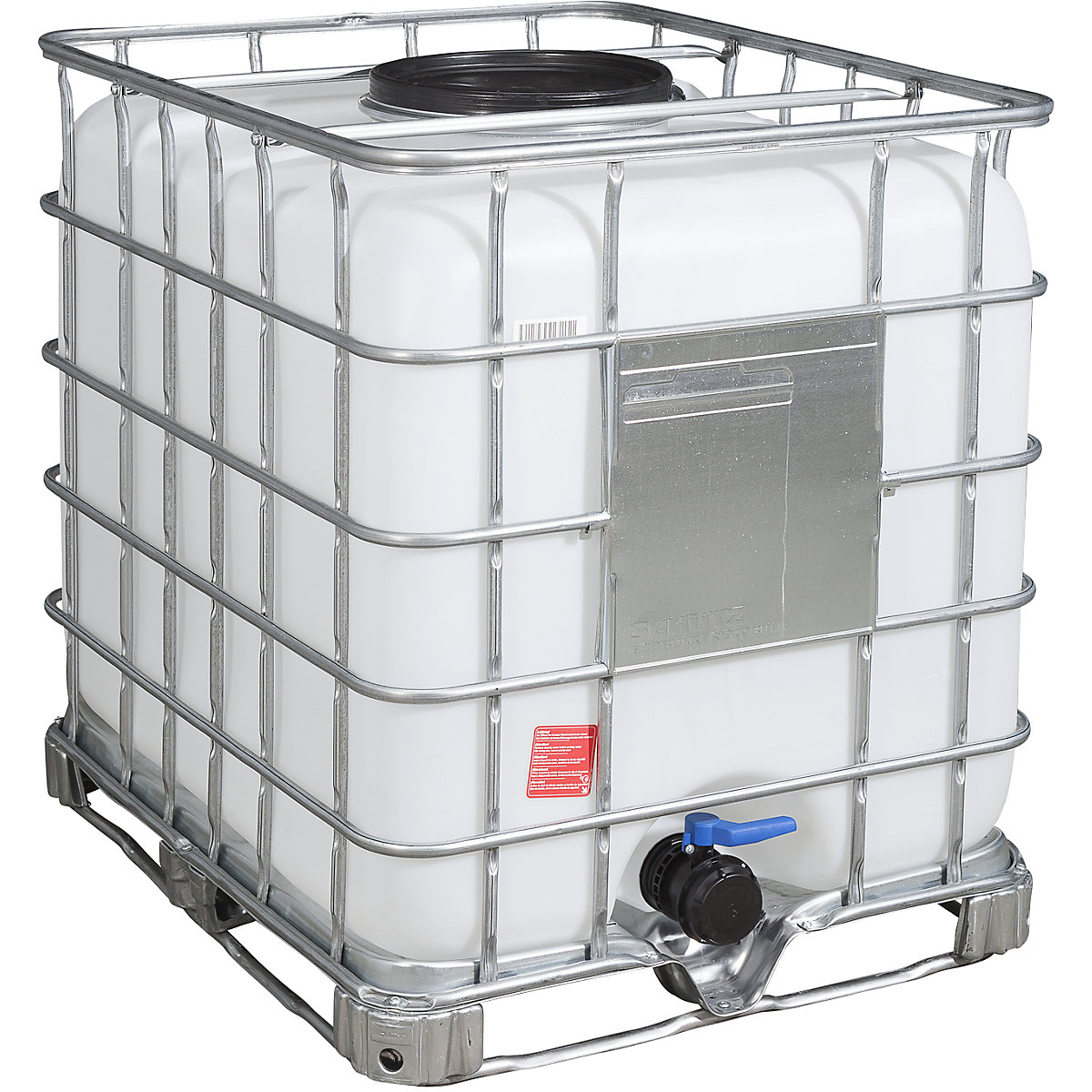 RECOBULK IBC container: capacity 1000 l, on steel frame pallet ...