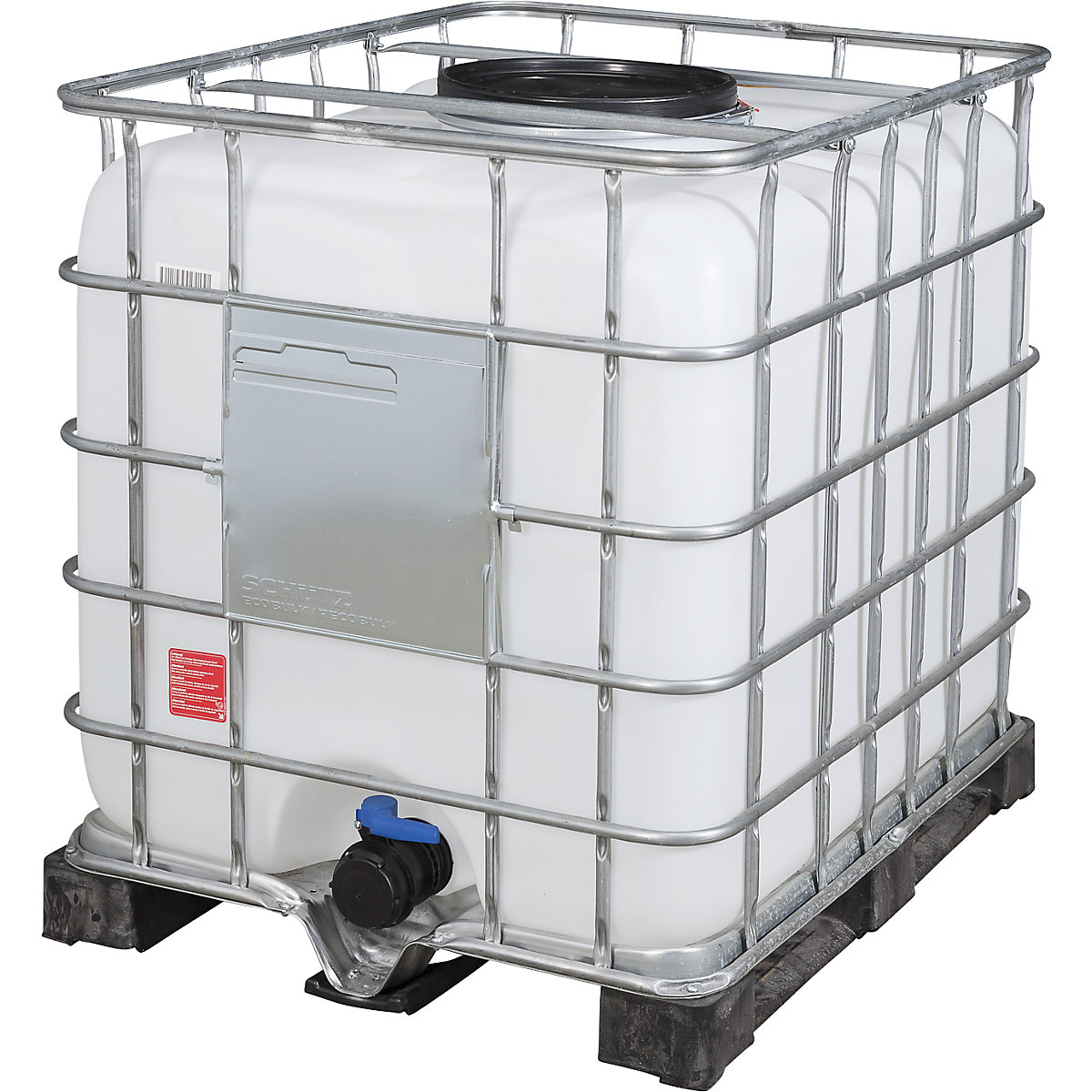 RECOBULK IBC container: capacity 1000 l, on PE pallet | kaiserkraft