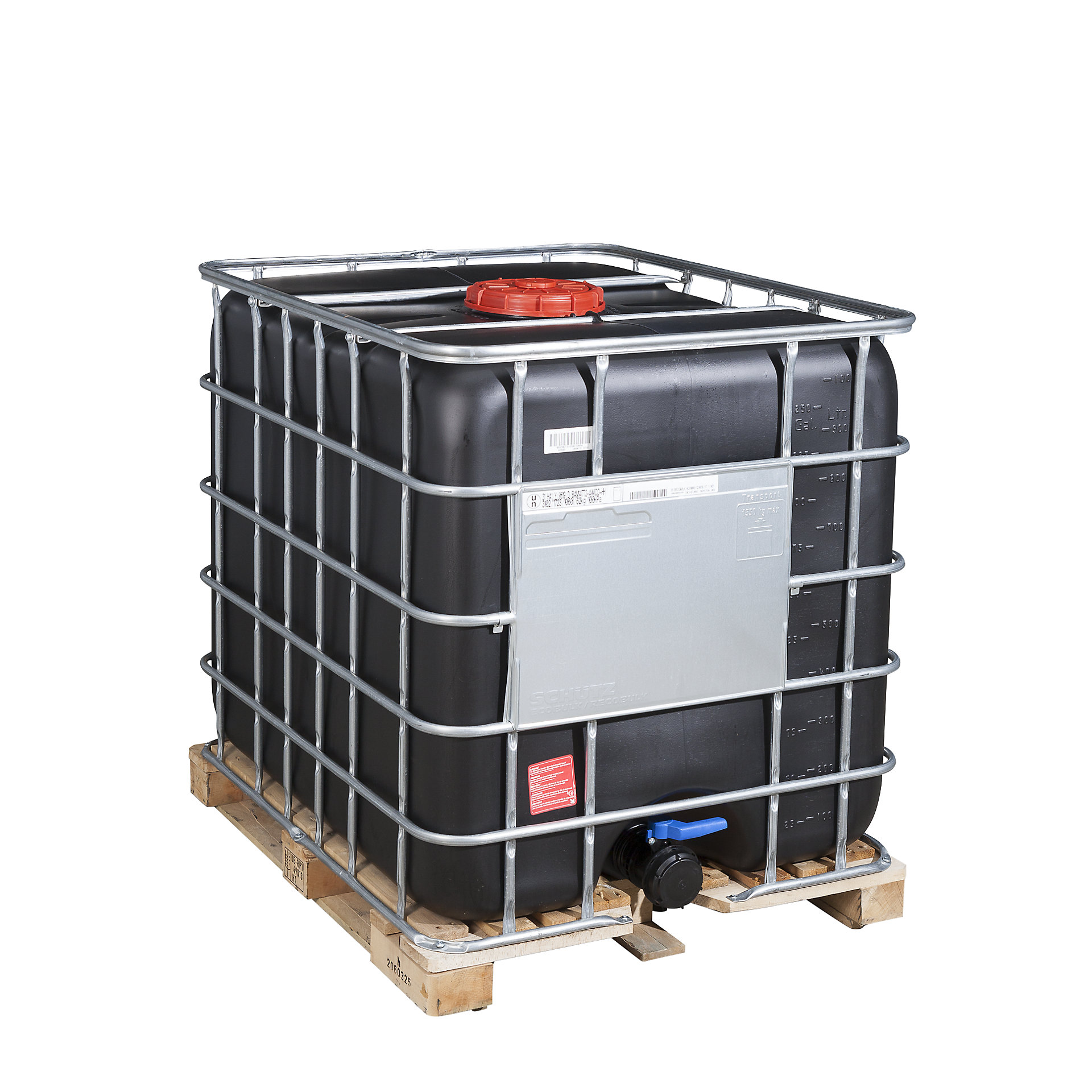 Recobulk Ibc Container With Uv Protection Un Approval Capacity 1000 L On Wooden Pallet