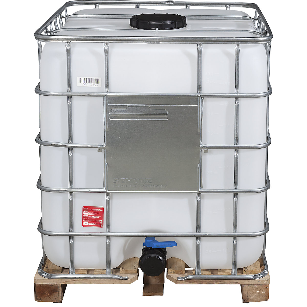 RECOBULK IBC container: capacity 1000 l, on wooden pallet | kaiserkraft