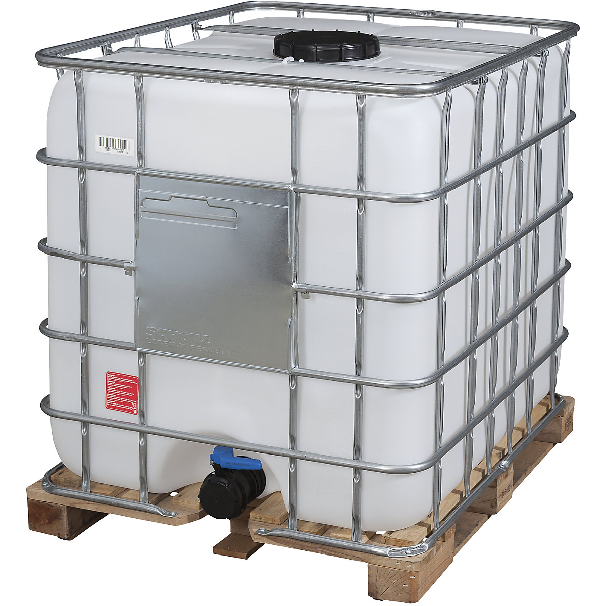 RECOBULK IBC container: capacity 1000 l, on wooden pallet | kaiserkraft