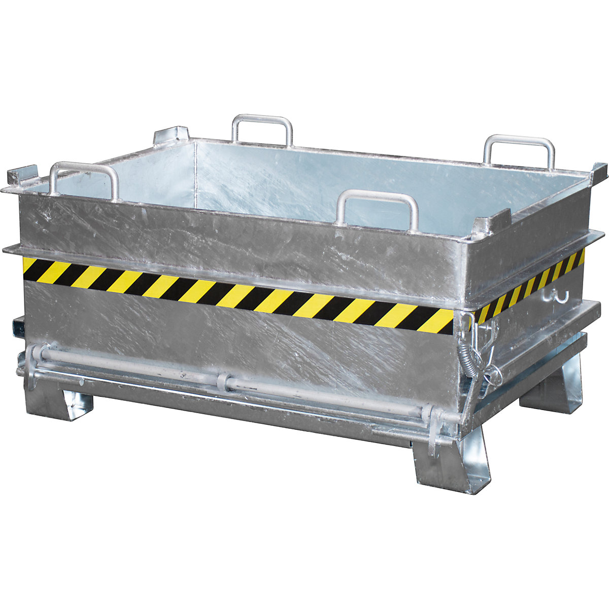 EUROKRAFTpro – BC hinged bottom skip: capacity 0.5 m³, max. load 1000 ...