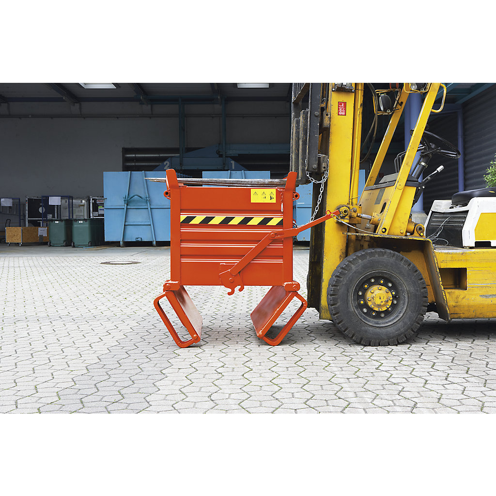 Hinged bottom skip: 2 base flaps, mesh panels | KAISER+KRAFT