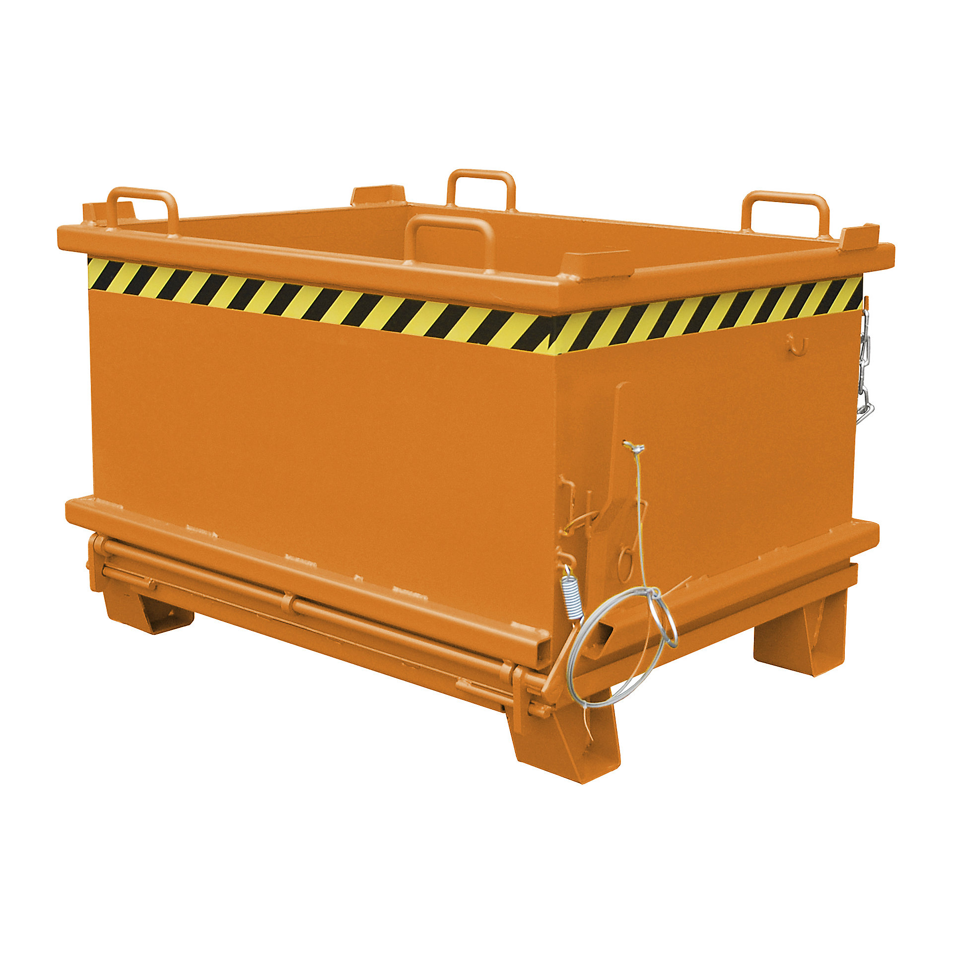 EUROKRAFTpro – SB hinged bottom skip: capacity 0.5 m³, max. load 1000 ...