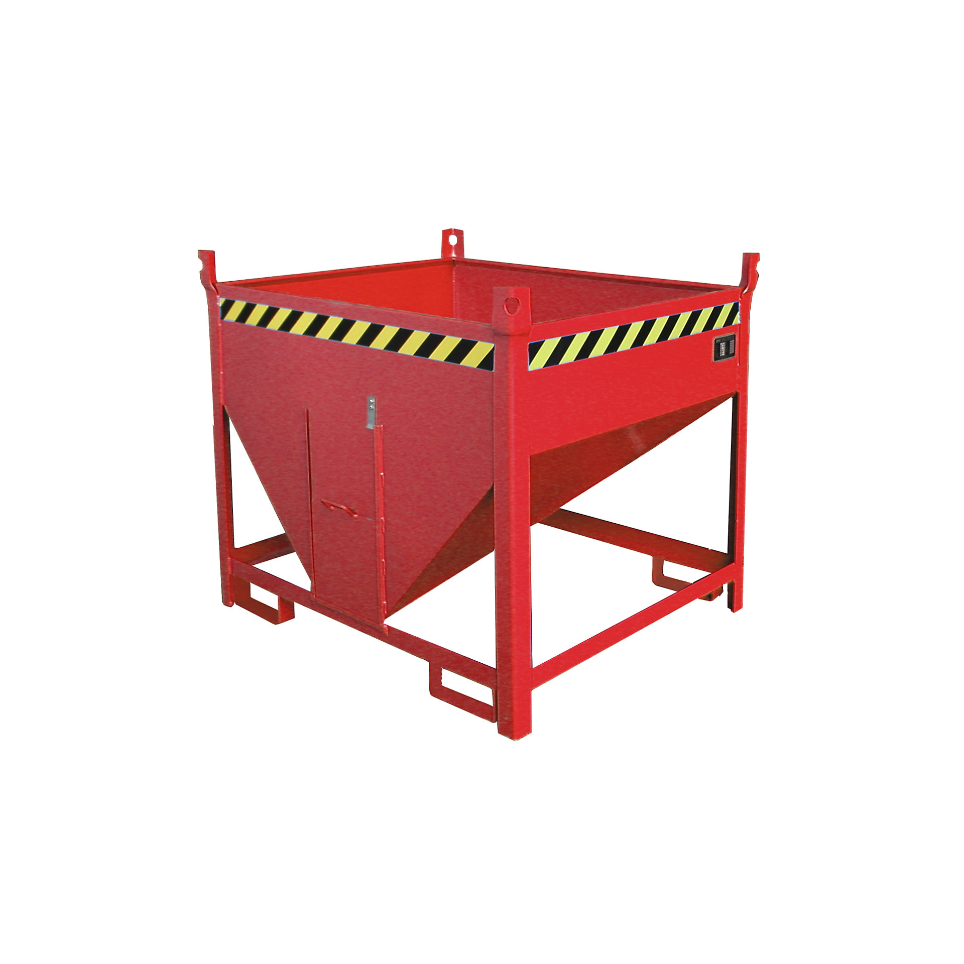 EUROKRAFTpro – Silo container: capacity 0.50 m³, sliding trap on front ...