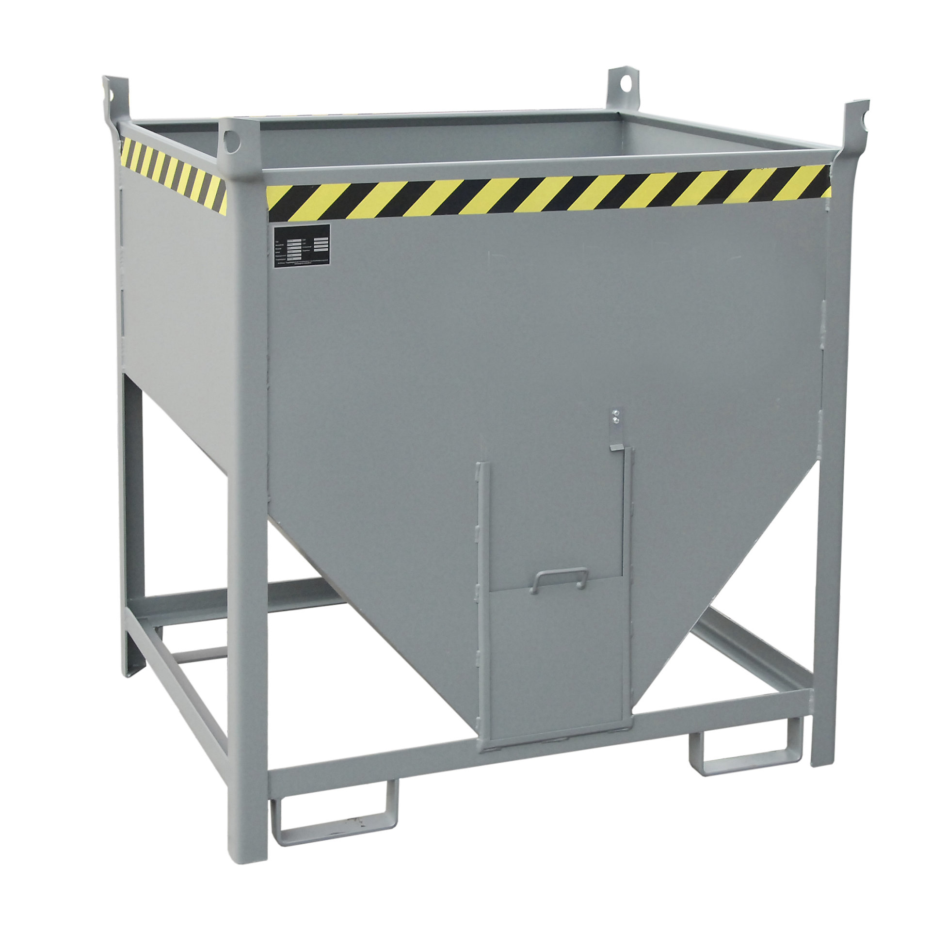 eurokraft pro – Silo container: capacity 0.75 m³, sliding trap on front ...