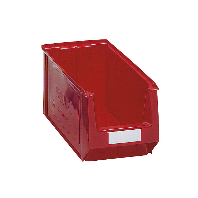 Open fronted storage bin made of polyethylene – mauser: LxWxH 350 x 210 ...