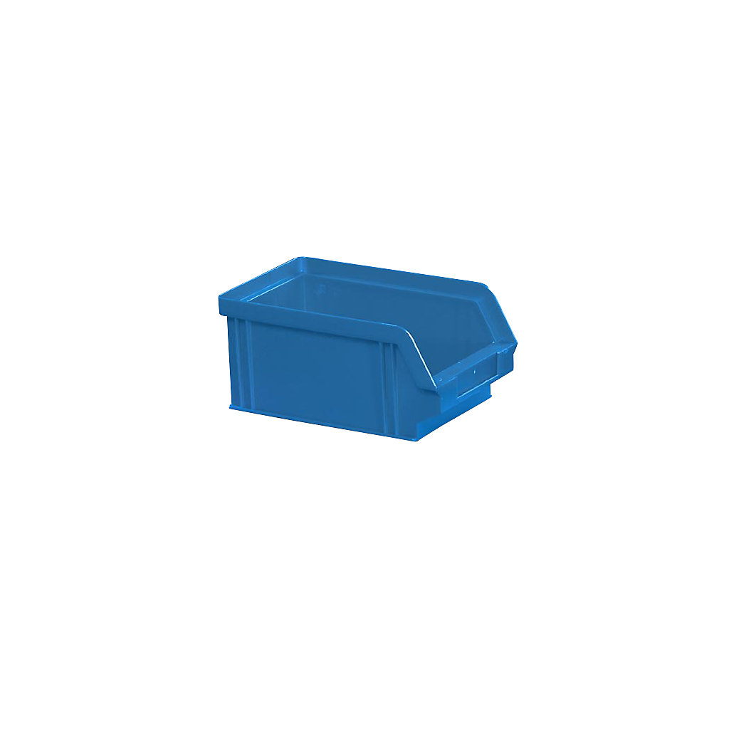 Open fronted storage bin made of polystyrene: LxWxH 160 x 102 x 75 mm ...