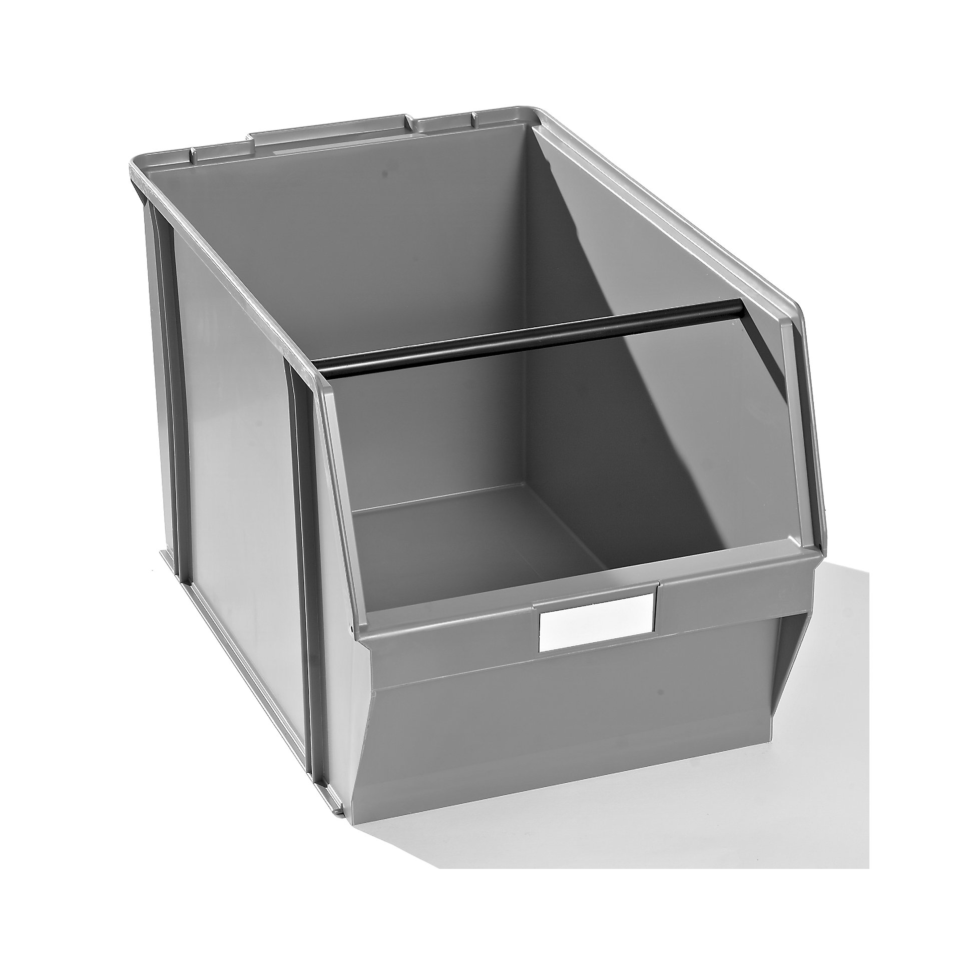 Open fronted storage bin made of polystyrene: LxWxH 500 x 309 x 300 mm ...