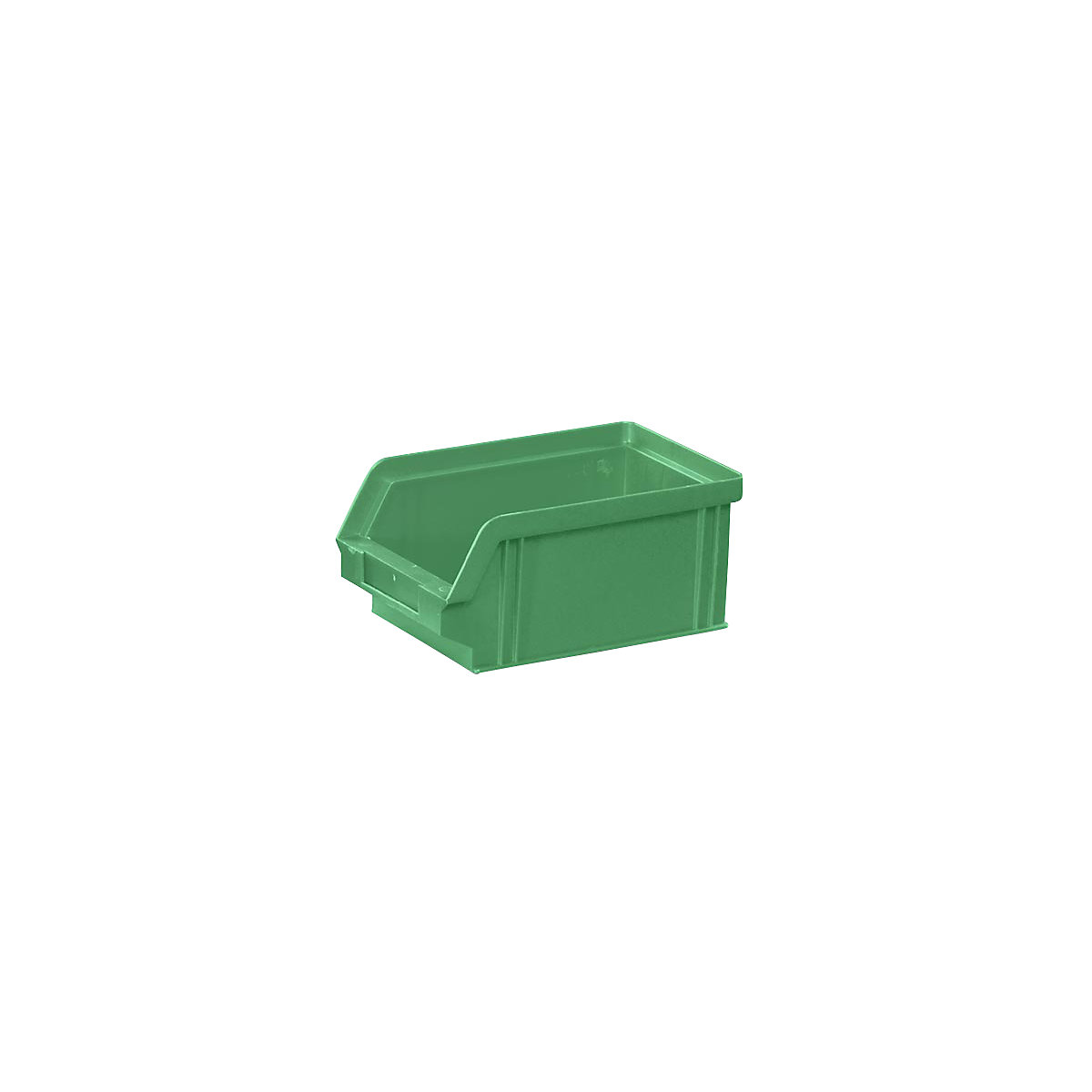 Open fronted storage bin made of polystyrene: LxWxH 160 x 102 x 75 mm ...