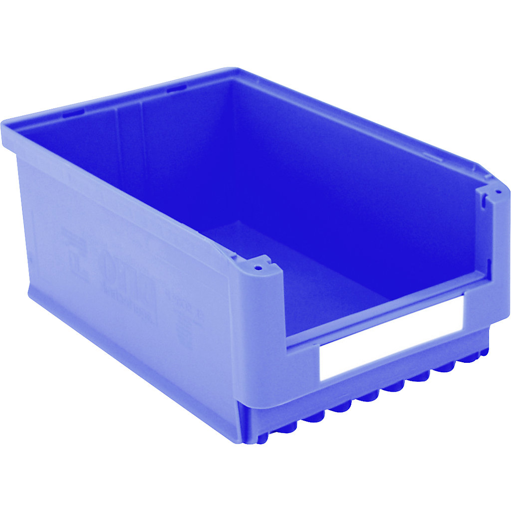 Open fronted storage bin – BITO: LxWxH 500 x 313 x 200 mm, with ribbed ...
