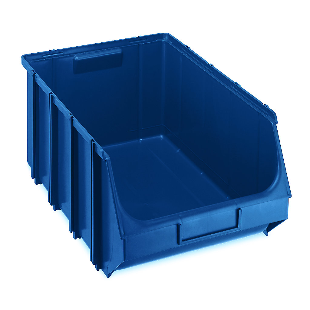 Open fronted storage bin, self-supporting: LxWxH 610 x 380 x 250 mm ...