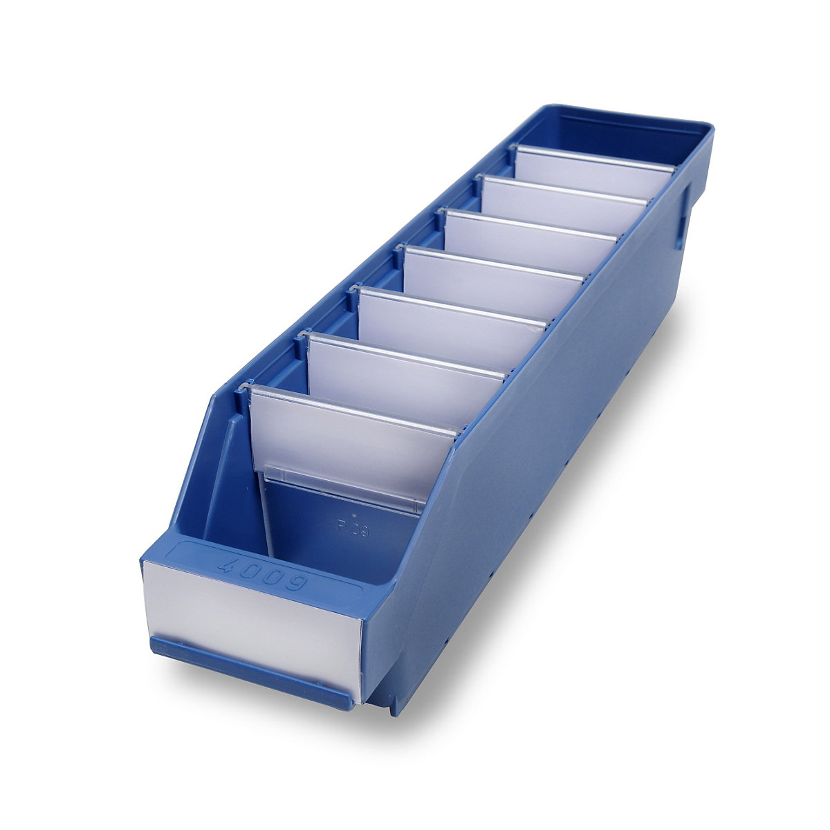 STEMO – Shelf bin made of highly impact resistant polypropylene: blue ...