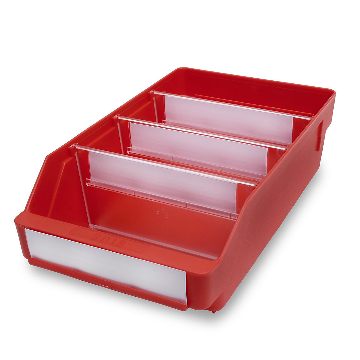 STEMO – Shelf bin made of highly impact resistant polypropylene: red ...