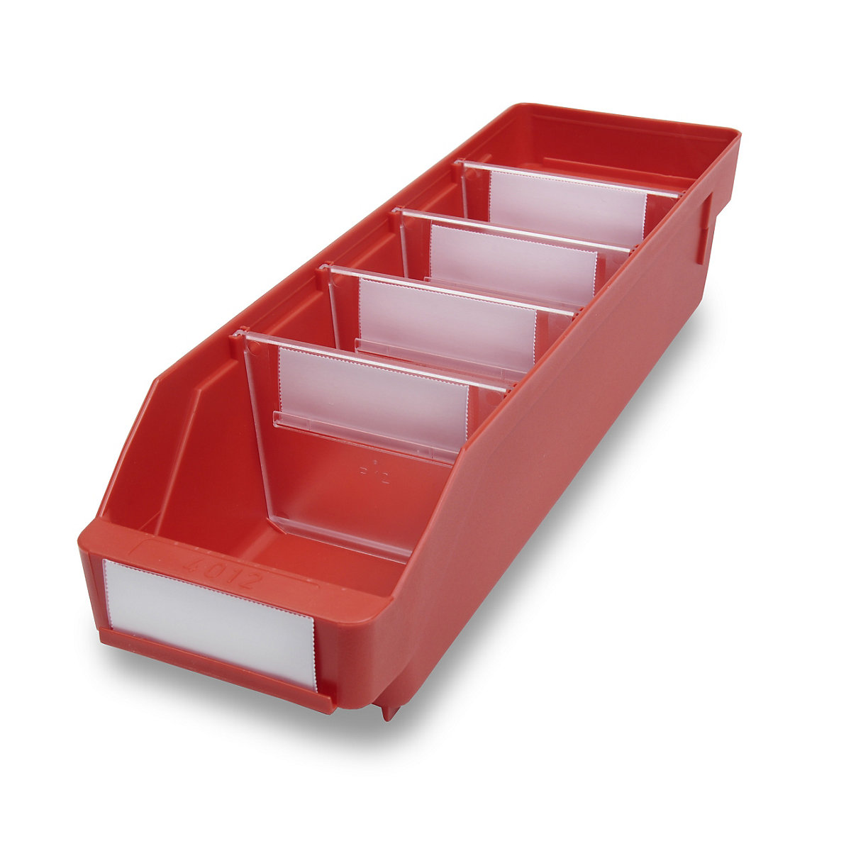 STEMO – Shelf bin made of highly impact resistant polypropylene: red ...