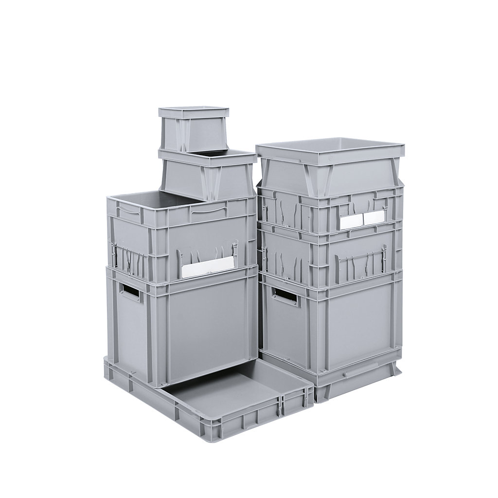Euro stacking container: capacity 20 l, LxWxH 400 x 300 x 235 mm, PP ...