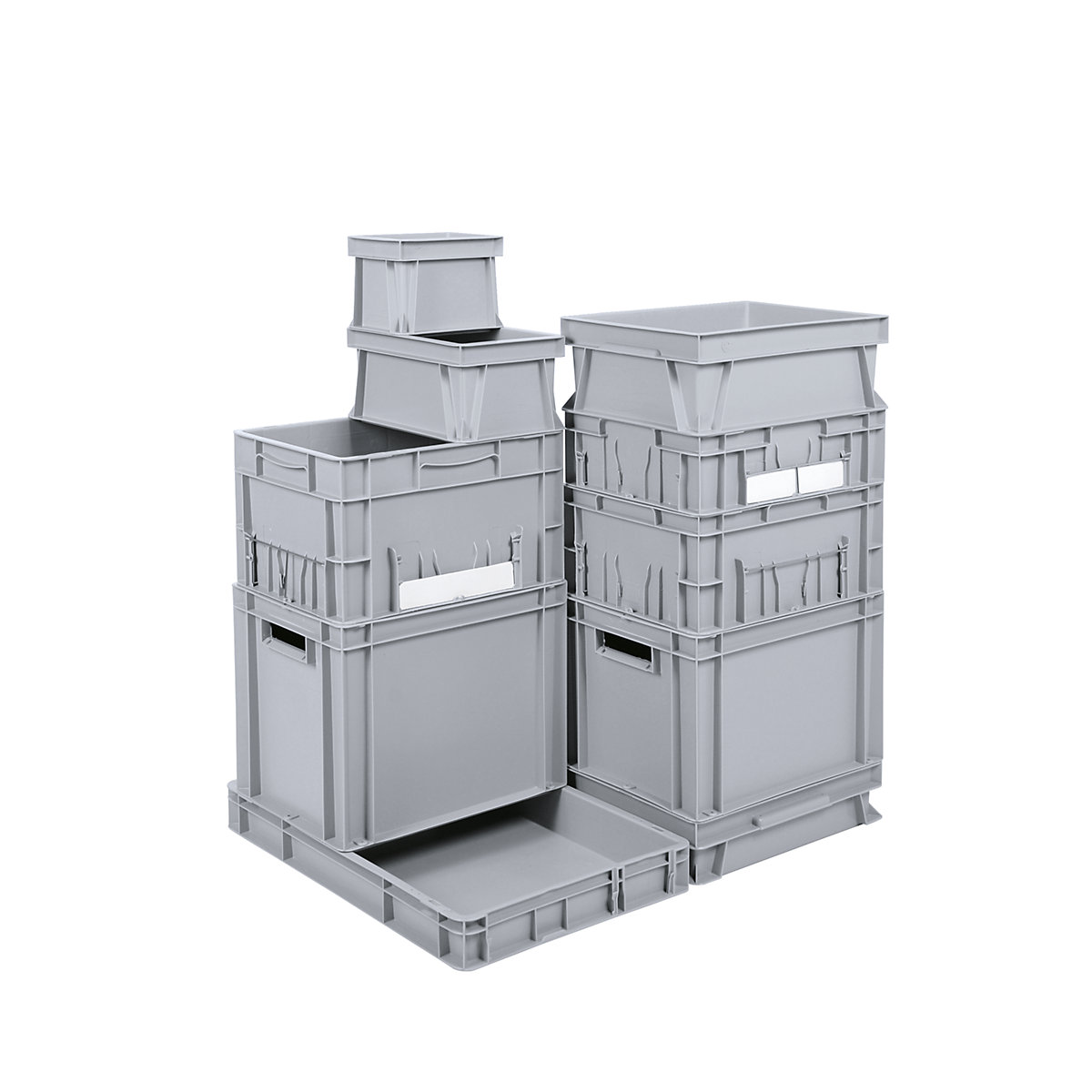 Euro stacking container: capacity 13 l, LxWxH 400 x 300 x 145 mm, PP ...