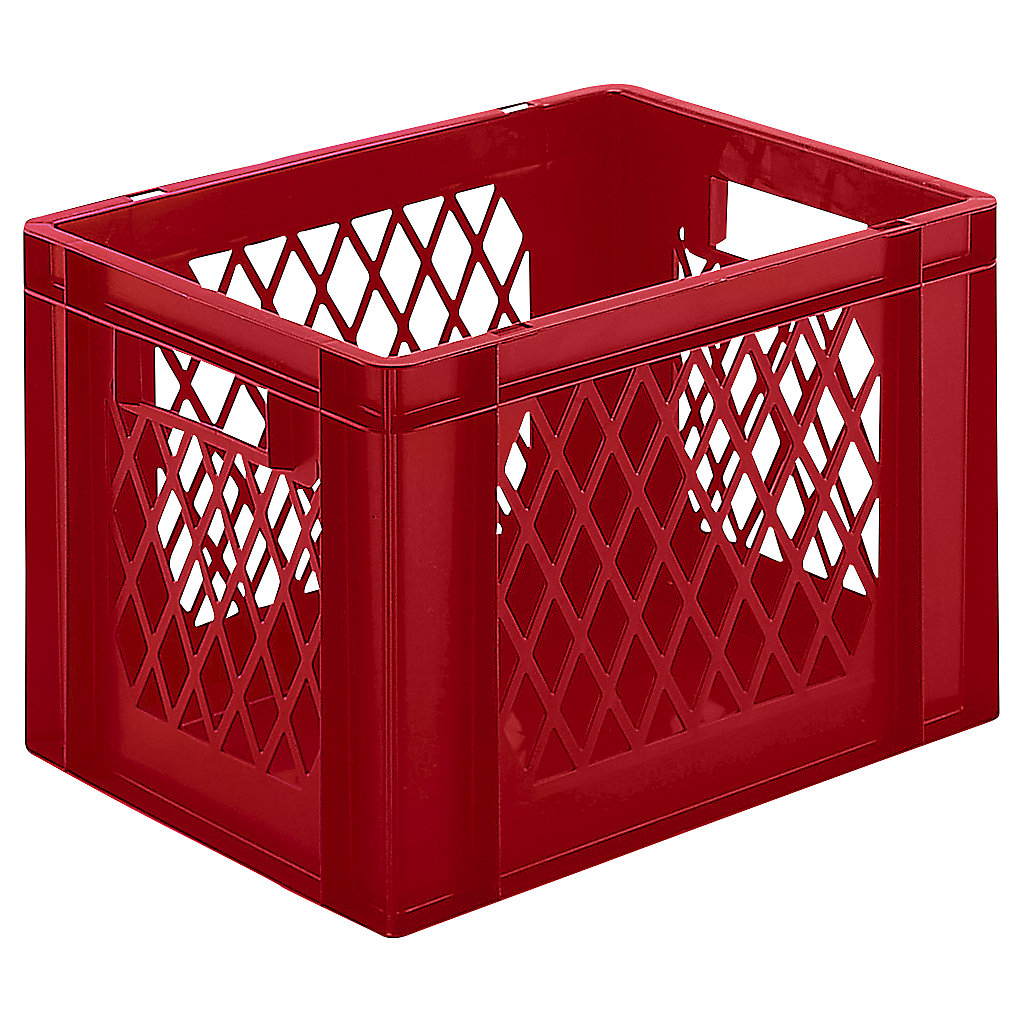 Euro stacking container, perforated walls, closed base: LxWxH 400 x 300 ...