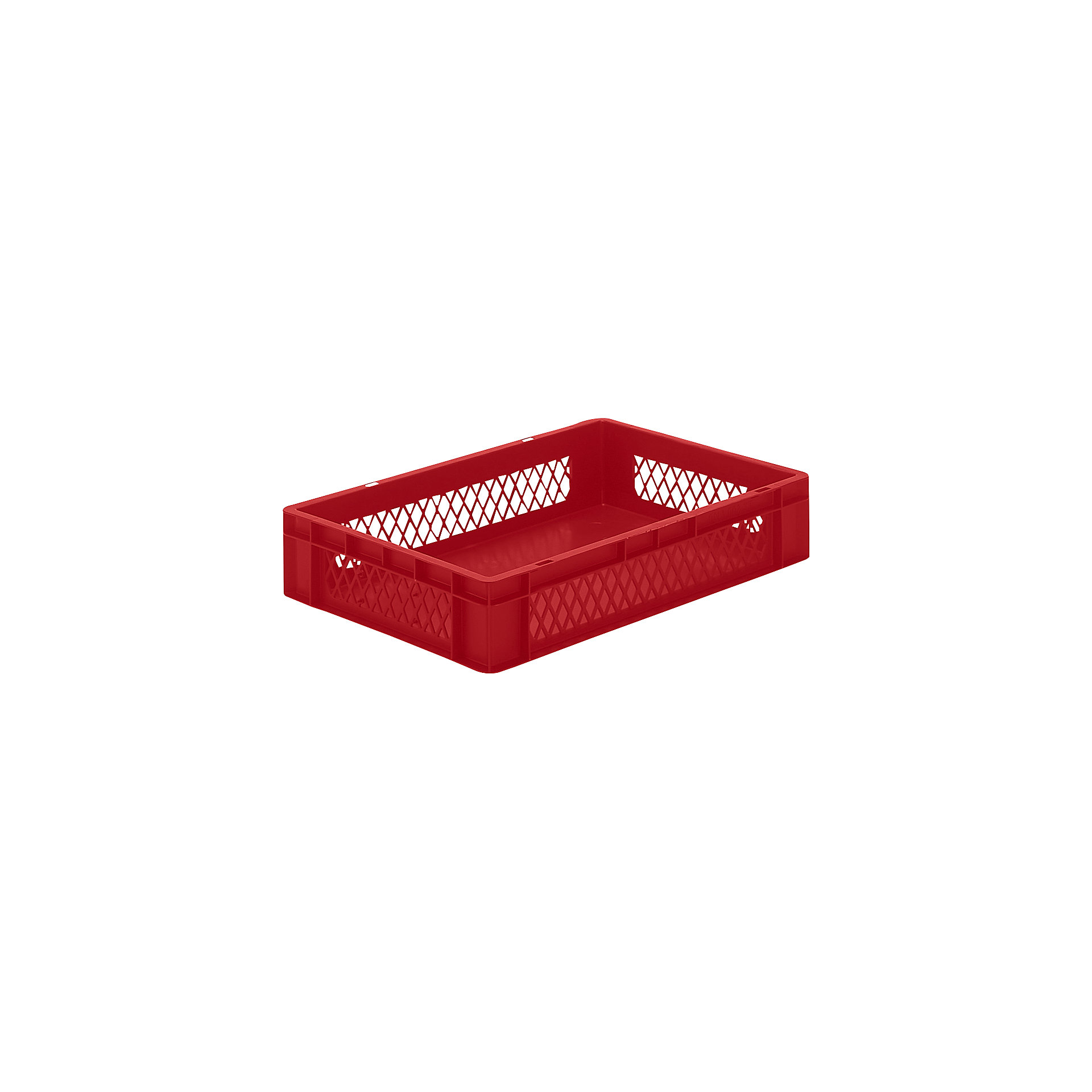 Euro stacking container, perforated walls, closed base: LxWxH 600 x 400 ...