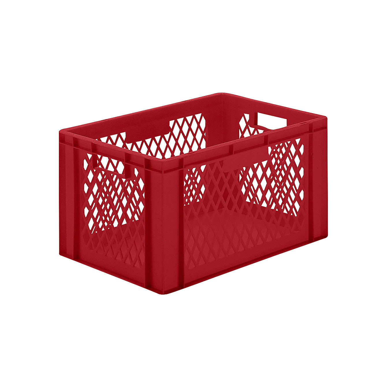 Euro stacking container, perforated walls, closed base: LxWxH 600 x 400 ...