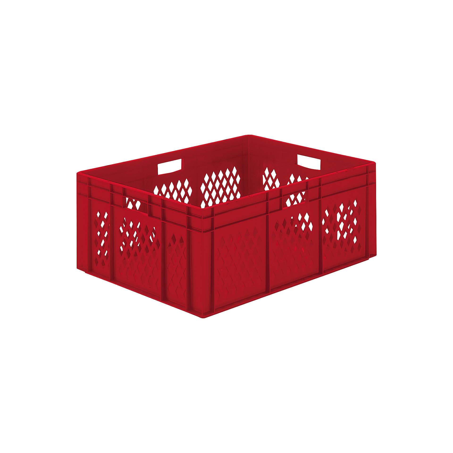 Euro stacking container, perforated walls, closed base: LxWxH 800 x 600 ...