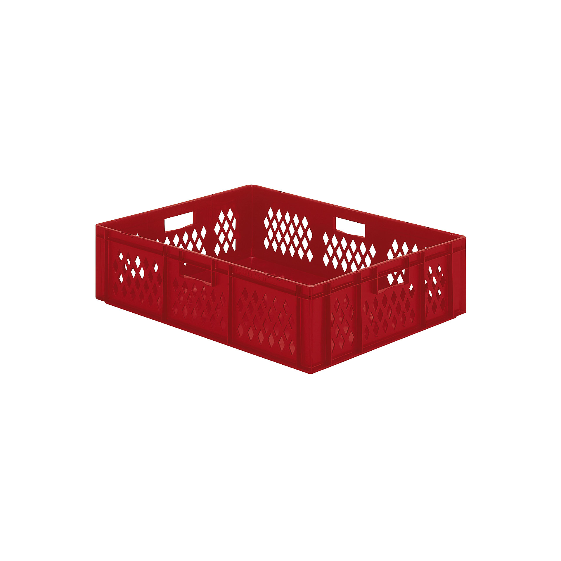 Euro stacking container, perforated walls, closed base: LxWxH 800 x 600 ...