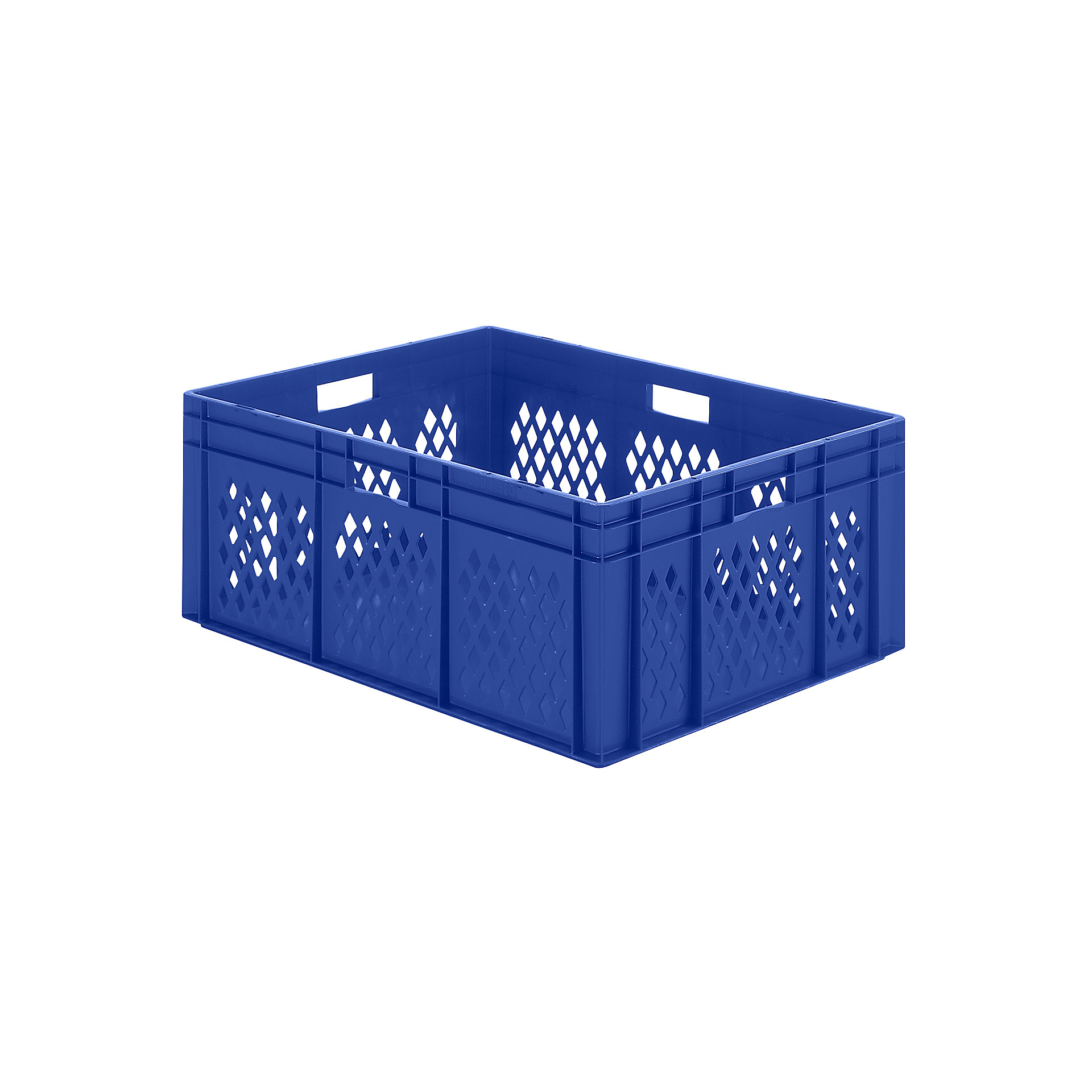 Euro stacking container, perforated walls, closed base: LxWxH 800 x 600 ...