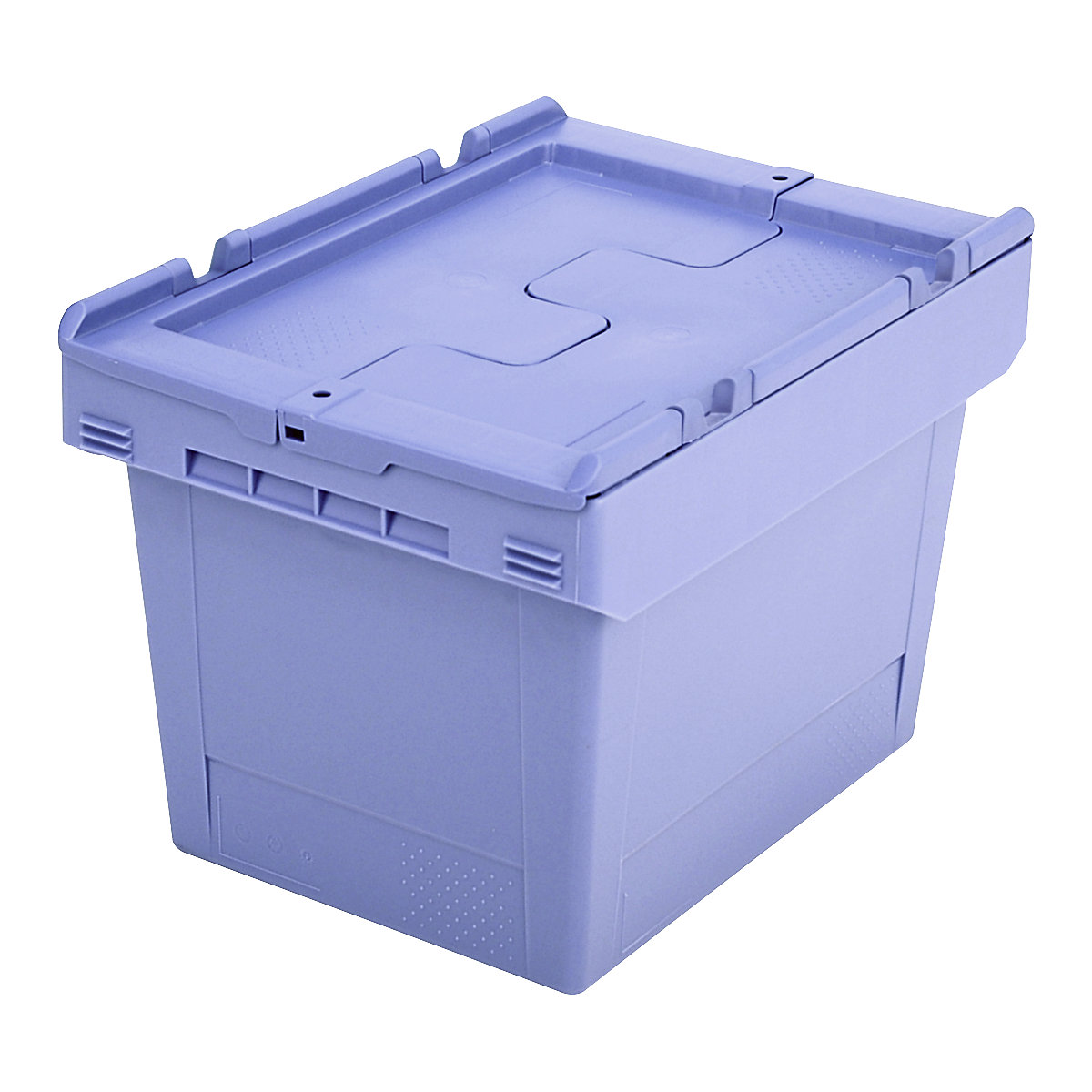 Bito Mb Reusable Container With 2 Part Hinged Lid Suitable For Strapping Kaiser Kraft