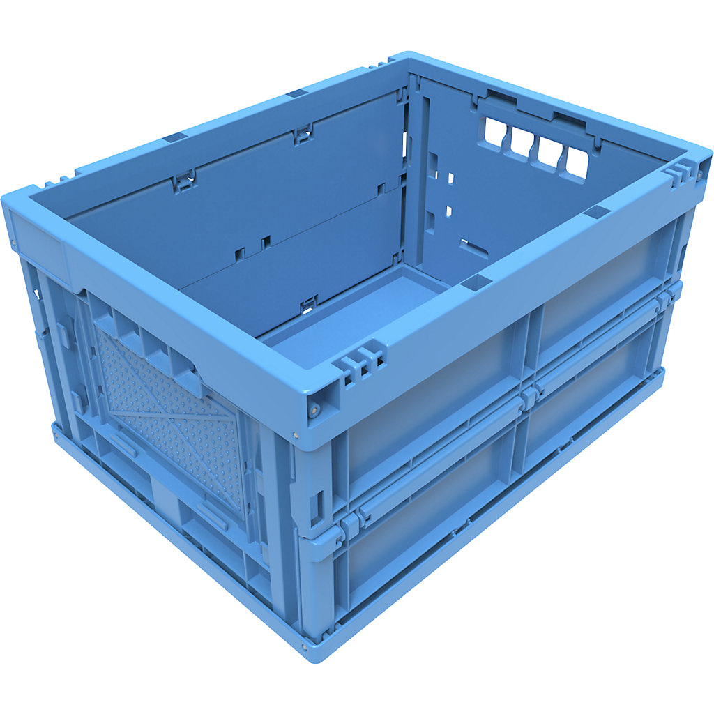 Polypropylene folding box: capacity 22 l | kaiserkraft IE