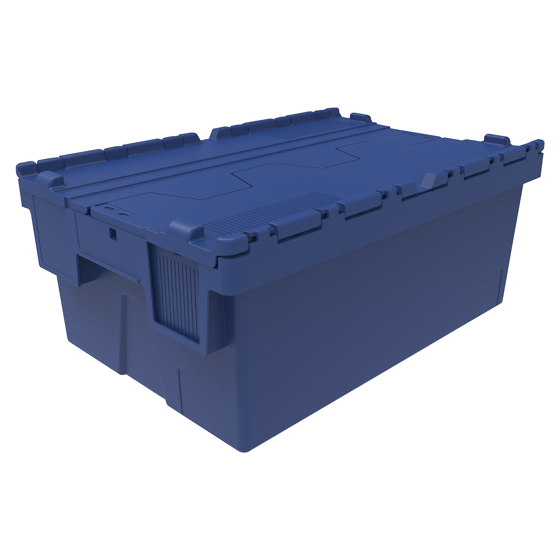Reusable stacking container: LxWxH 600 x 400 x 250 mm, plain coloured ...