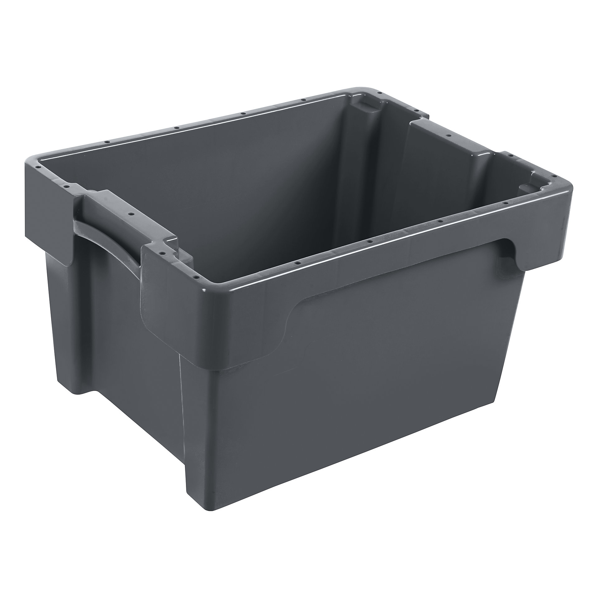 Stack/nest container made of HDPE: capacity 18 l | kaiserkraft