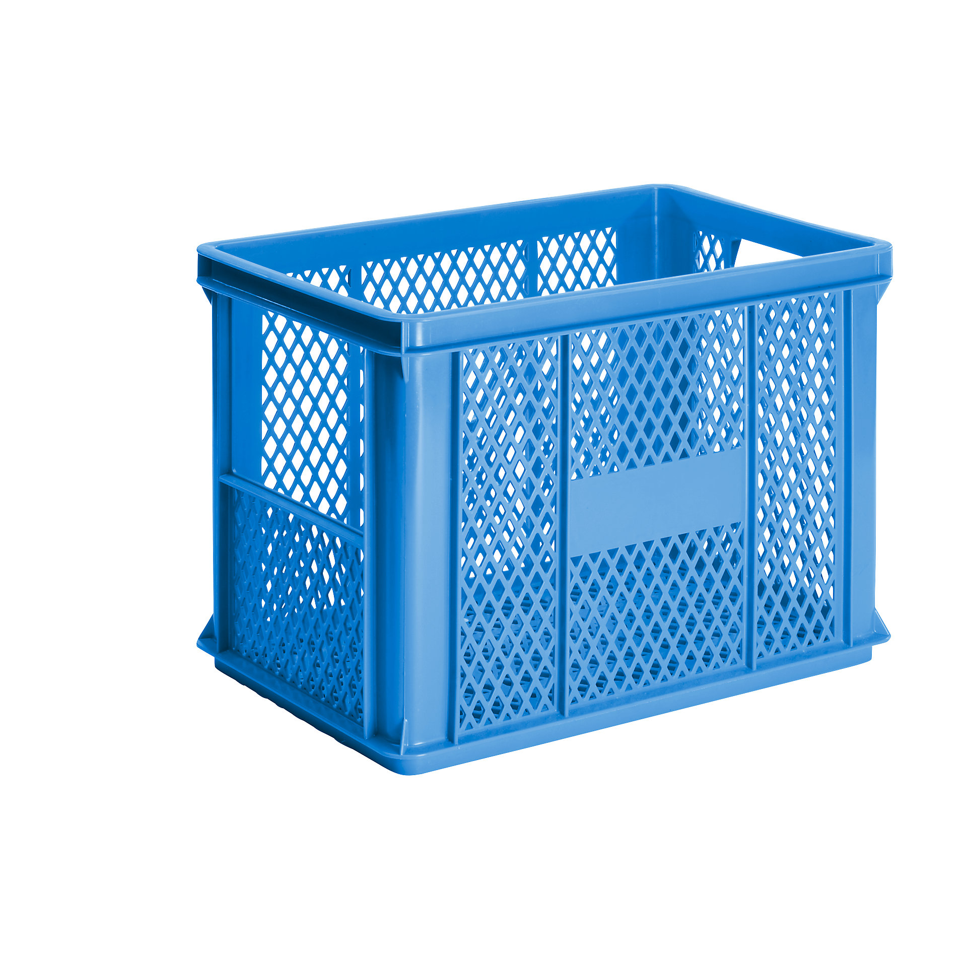 Stacking and transport container: perforated walls, base, opening on ...