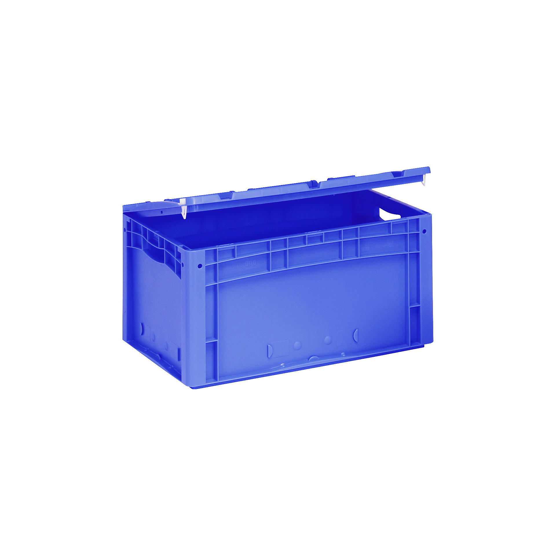 XL Euro stacking container – BITO: with 1-part hinged lid and snap lock ...